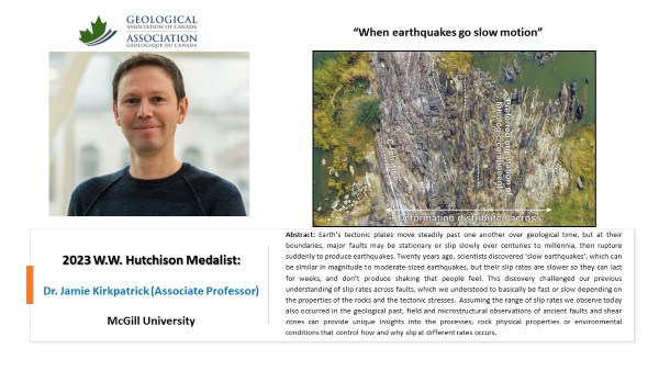 Hutchison Medalist Dr. Jamie Kirkpatrick visits EES - Earth and Environmental Science